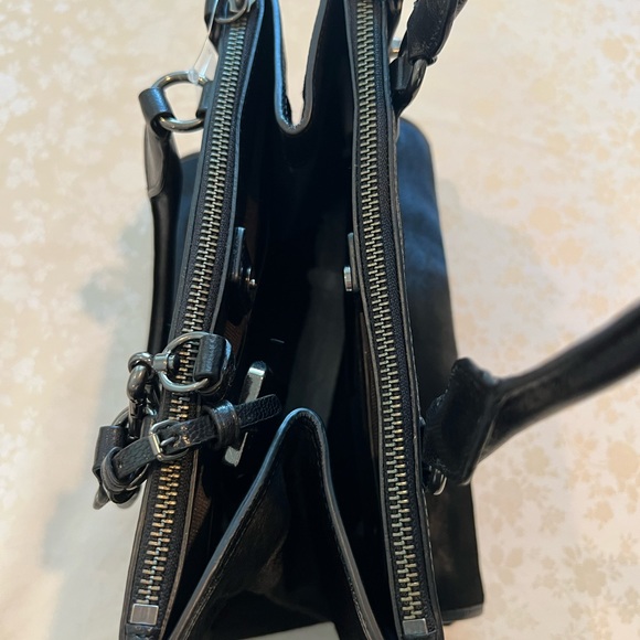 Coach | Bags | Coach Crosby Black Hair Calf Handbag Crossbody Satchel ...